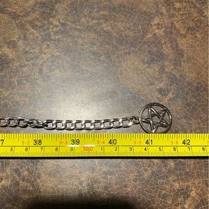 Accessories | Silver Pentagram Star Chain Link Belt Hip Waist Belly ...